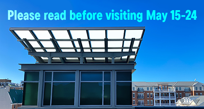 Important info for visitors about building closures